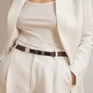 Ralph Lauren Turn-lock Leather Belt