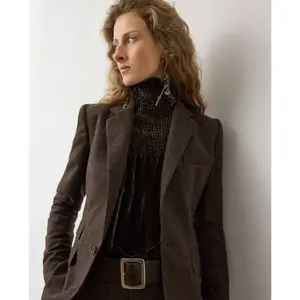 Ralph Lauren Parker Striped Herringbone Jacket