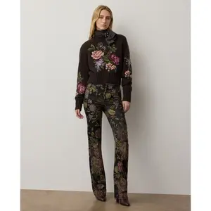Ralph Lauren Wrigley Ii Floral Jacquard Pant