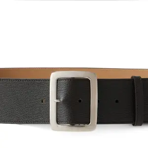 Ralph Lauren Square-buckle Goatskin Wide Belt