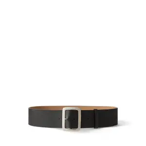 Ralph Lauren Square-buckle Goatskin Wide Belt