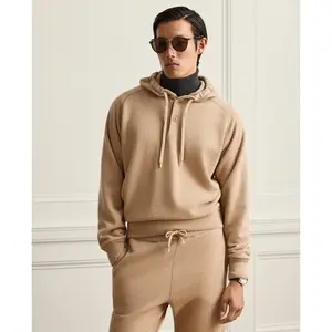 Ralph Lauren Relaxed Fit Wool-cashmere Terry Hoodie