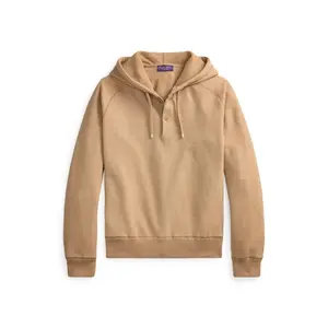 Ralph Lauren Relaxed Fit Wool-cashmere Terry Hoodie