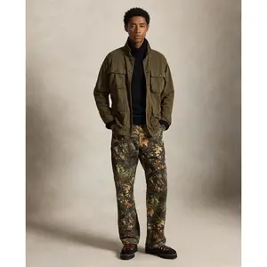 Ralph Lauren Sueded Moleskin Utility Overshirt