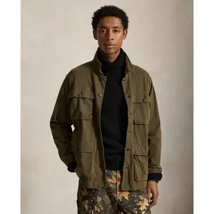 Ralph Lauren Sueded Moleskin Utility Overshirt
