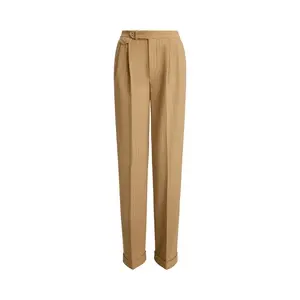 Ralph Lauren Pinstripe Pleated Twill Straight Pant