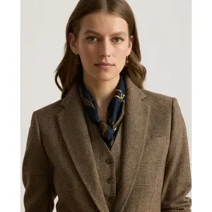 Ralph Lauren Glen Plaid Wool Twill Blazer