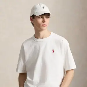 Ralph Lauren Relaxed Fit Jersey T-shirt - White/red