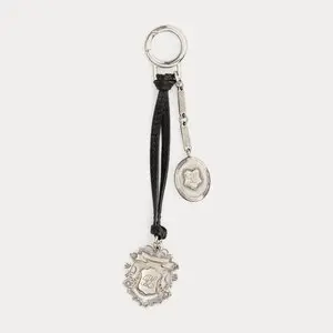Ralph Lauren Goatskin Crest & Oval Bag Charm