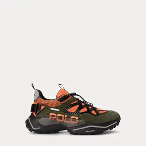 Ralph Lauren Adventure 400 Trail Sneaker - Orange/olive