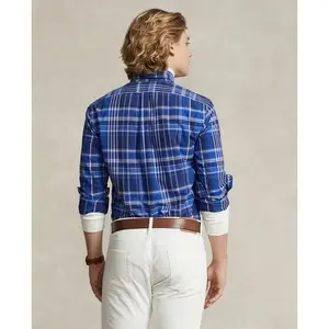 Ralph Lauren Classic Fit Plaid Oxford Shirt