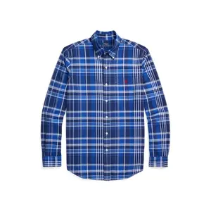 Ralph Lauren Classic Fit Plaid Oxford Shirt