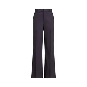 Ralph Lauren Stretch Wool Faille Wide-leg Pant