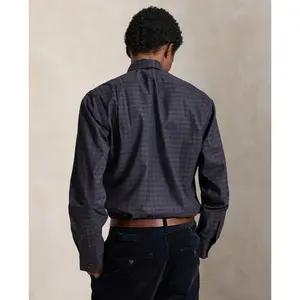 Ralph Lauren Classic Fit Checked Twill Shirt - Black Forest Multi
