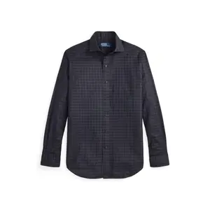 Ralph Lauren Classic Fit Checked Twill Shirt - Black Forest Multi