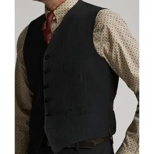 Ralph Lauren Jaspé Herringbone Vest