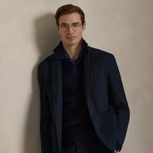 Ralph Lauren Polo Soft Tailored Fit Knit Mesh Jacket