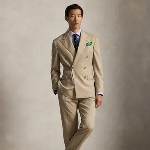 Ralph Lauren Polo Tailored Fit Panama-weave Suit - Dune Tan