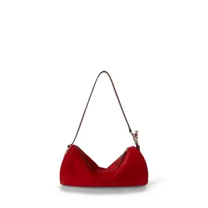 Ralph Lauren Sheep-suede Medium Blaike Barrel Bag