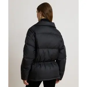 Ralph Lauren Quilted Funnelneck Down Coat - Black
