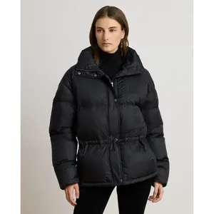 Ralph Lauren Quilted Funnelneck Down Coat - Black