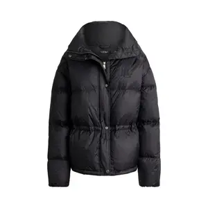Ralph Lauren Quilted Funnelneck Down Coat - Black