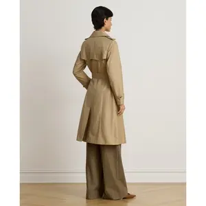 Ralph Lauren Double-breasted Cotton-blend Trench Coat