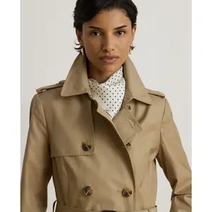 Ralph Lauren Double-breasted Cotton-blend Trench Coat