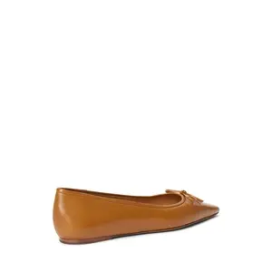 Ralph Lauren Leather Pointed Ballet Flat