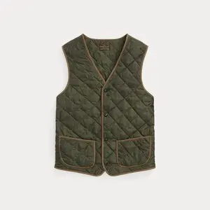 Ralph Lauren Quilted Liner Vest - Dark Green
