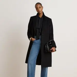 Ralph Lauren Wool-blend Coat Black
