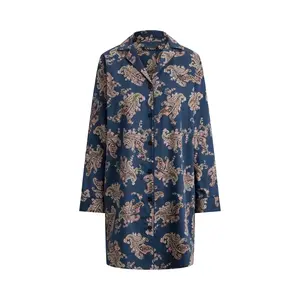 Ralph Lauren Paisley & Floral Sateen Sleep Shirt