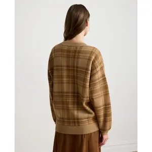 Ralph Lauren Plaid V-neck Sweater