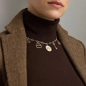 Ralph Lauren Gold-plated Charm Necklace - Two Tone