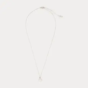 Ralph Lauren Sterling Silver Pendant Necklace - Rhd