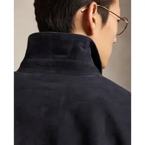 Ralph Lauren The Ashdale Suede Shacket - Collection Navy