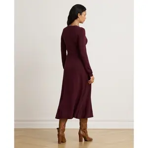 Ralph Lauren Wool Crewneck Sweater Dress