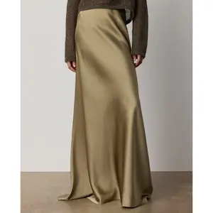 Ralph Lauren Masina Satin Maxi Skirt