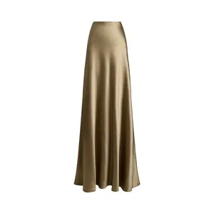Ralph Lauren Masina Satin Maxi Skirt