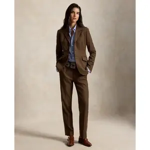 Ralph Lauren Single-breasted Tweed Hacking Blazer