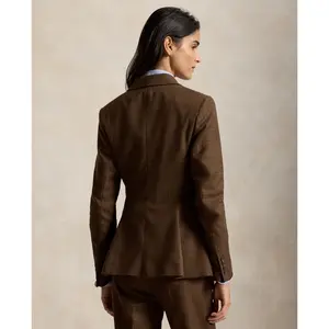 Ralph Lauren Single-breasted Tweed Hacking Blazer