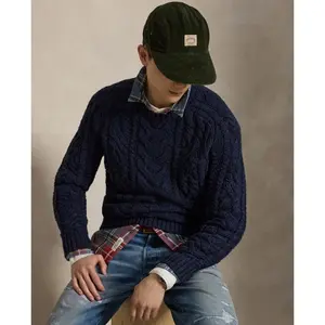 Ralph Lauren Aran-knit Cotton Sweater