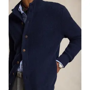 Ralph Lauren Cashmere Mockneck Cardigan