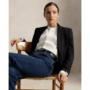 Ralph Lauren Washed Cotton Tuxedo Shirt