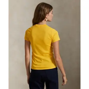 Ralph Lauren Slim Fit Cotton Tee - Yellowfin
