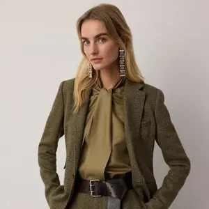 Ralph Lauren Parker Broken-twill Jacket - Cypress Multi