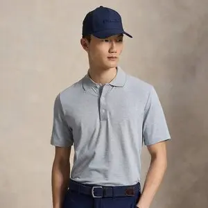 Ralph Lauren Classic Fit Performance Polo Shirt - Pebble Blue Multi