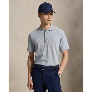 Ralph Lauren Classic Fit Performance Polo Shirt - Pebble Blue Multi