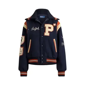 Ralph Lauren Wool-blend Letter Jacket