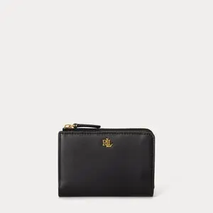 Ralph Lauren Leather Small Bi-fold Wallet Black